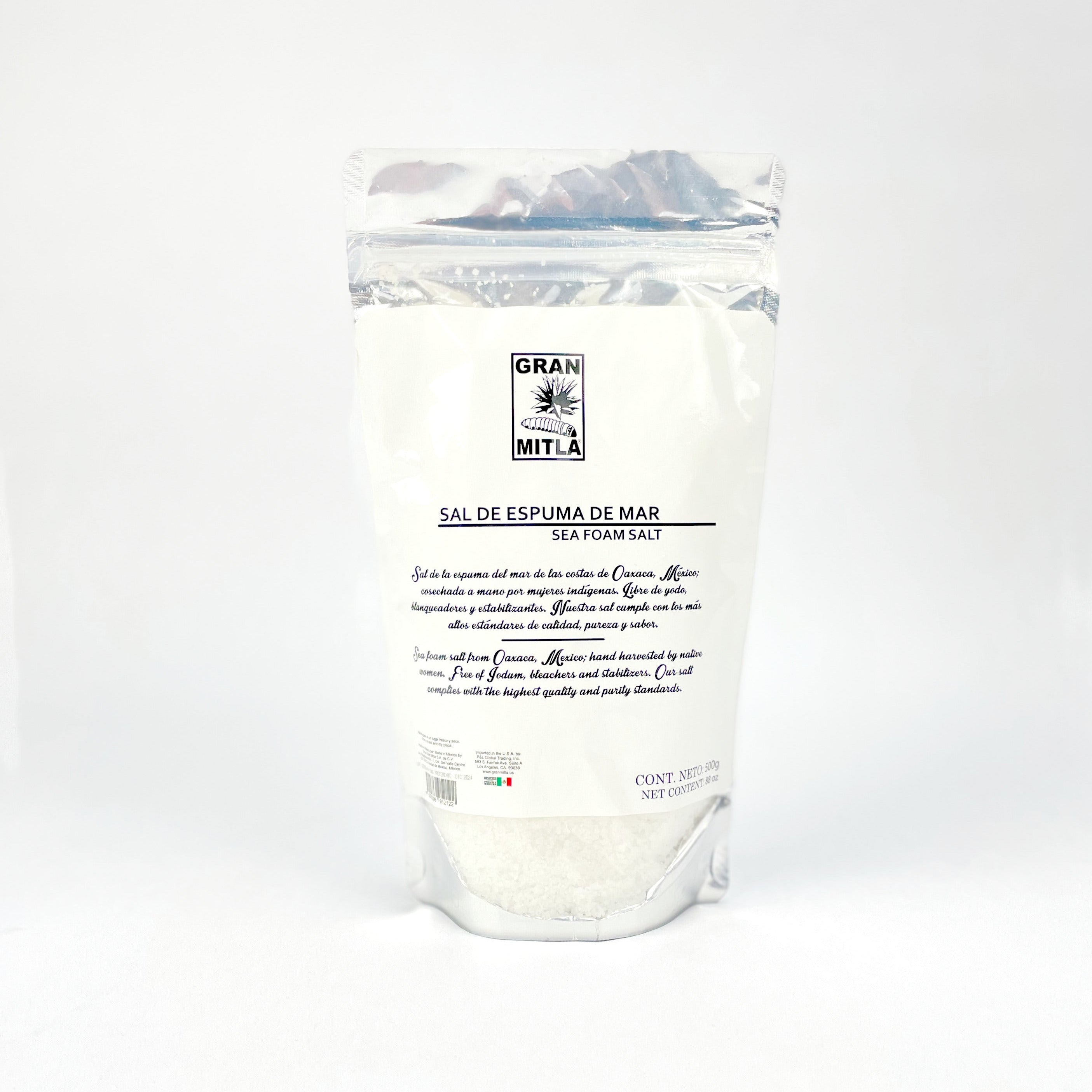 Sea Foam Salt Flakes - (Sal de Espuma de Mar) 1Kg - – Gran Mitla U.S.